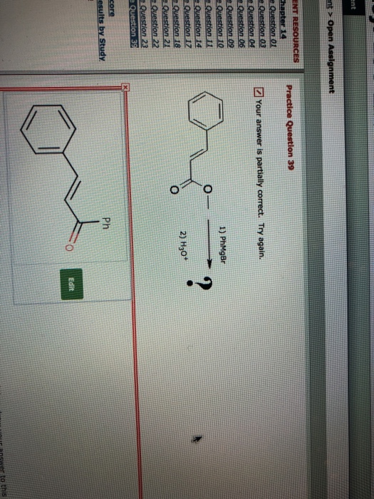 Solved Your answer is partially correct. Try again. 1) | Chegg.com
