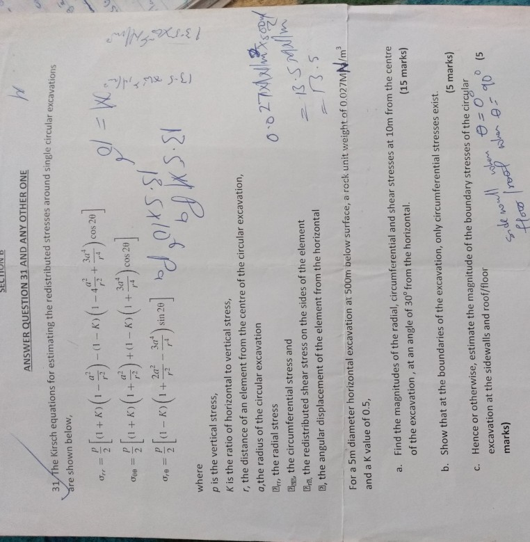 Solved ANSWER QUESTION 31 AND ANY OTHER ONE 31 The Kirsch | Chegg.com