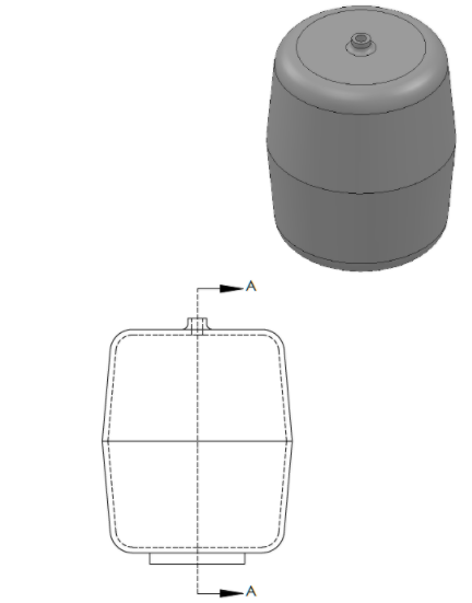 Solved SOLIDWORKS Find the volume of the propane tank. | Chegg.com