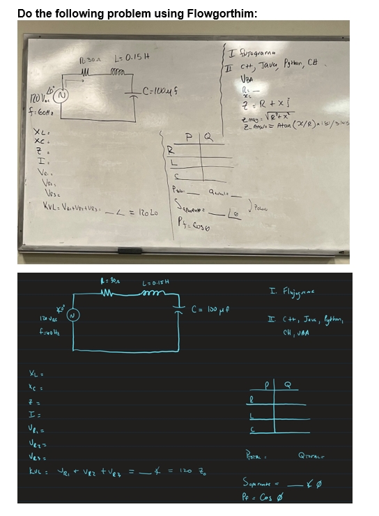 Solved Do ﻿the following problem using Flowgorthim:I. Make | Chegg.com