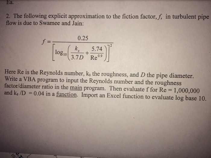 Solved Ea. 2. The following explicit approximation to the | Chegg.com