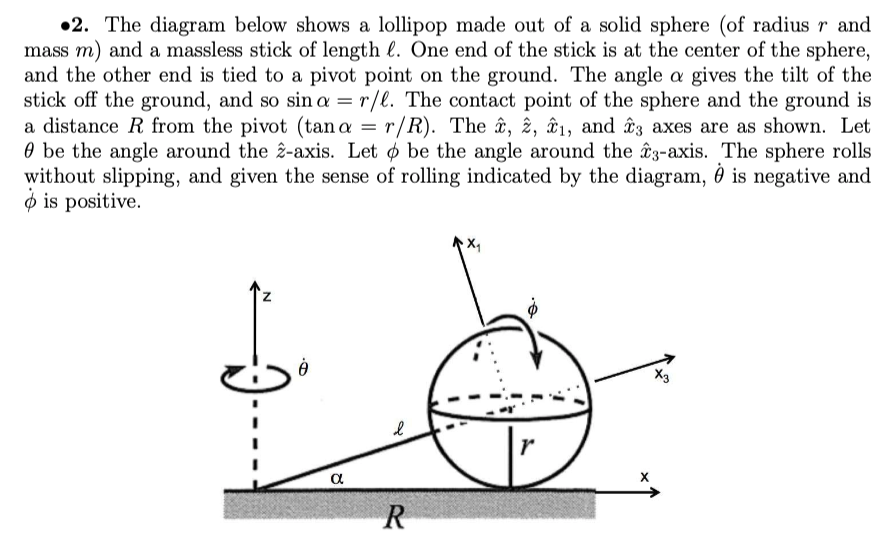 •2. The diagram below shows a lollipop made out of a | Chegg.com