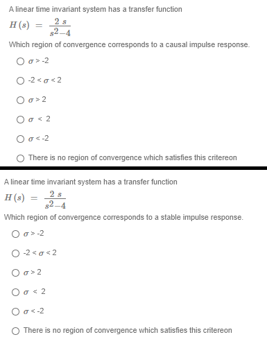 Solved A linear time invariant system has a transfer | Chegg.com