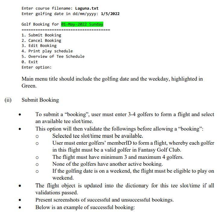Solved (a) Implement the GolfClub class. It has a class | Chegg.com