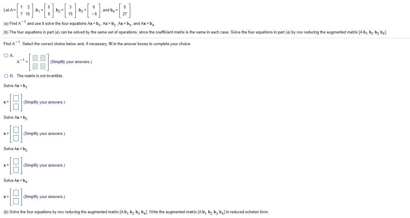 Solved Let A, B, and C be arbitrary matrices for which the | Chegg.com