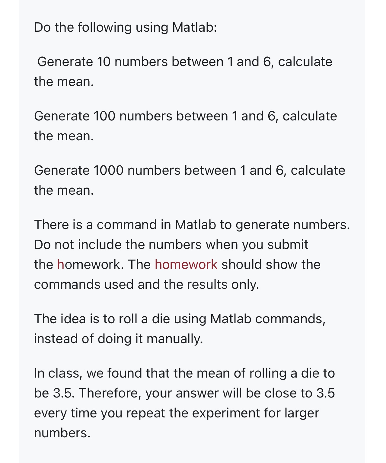 Solved Do The Following Using Matlab Generate 10 Numbers Chegg