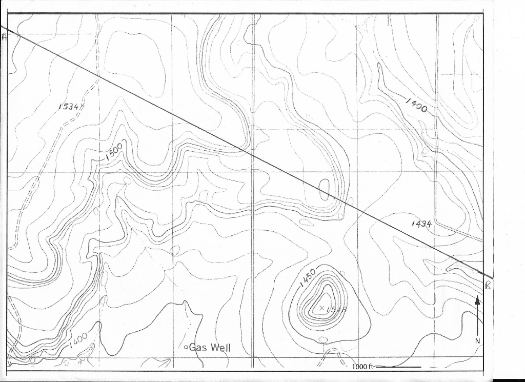 Solved Choose a line of section on the geological map and | Chegg.com