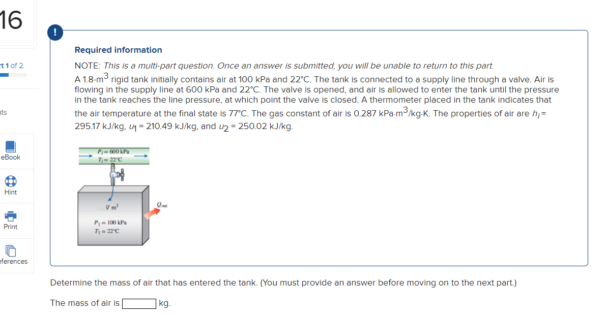 Solved Required information NOTE: This is a multi-part | Chegg.com