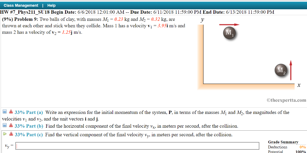 Solved Class Management I Help HW #7-Phys211-SU18 Begin | Chegg.com
