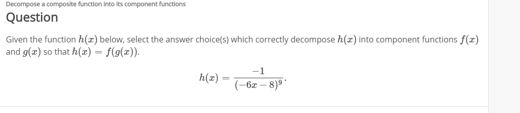 Solved I was wondering whether this has 2 decompostions or | Chegg.com