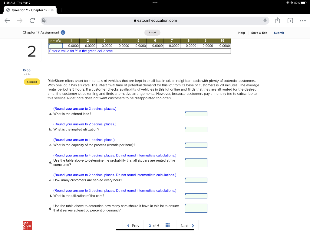 Solved a ezto.mheducation.com ignment Mr. Cherry owns a gas | Chegg.com