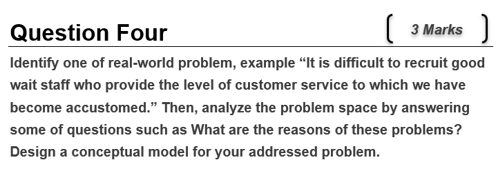 Solved Identify one of real-world problem, example "It is | Chegg.com