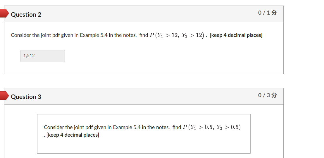 Solved Example 5.4 Suppose that the joint density function | Chegg.com