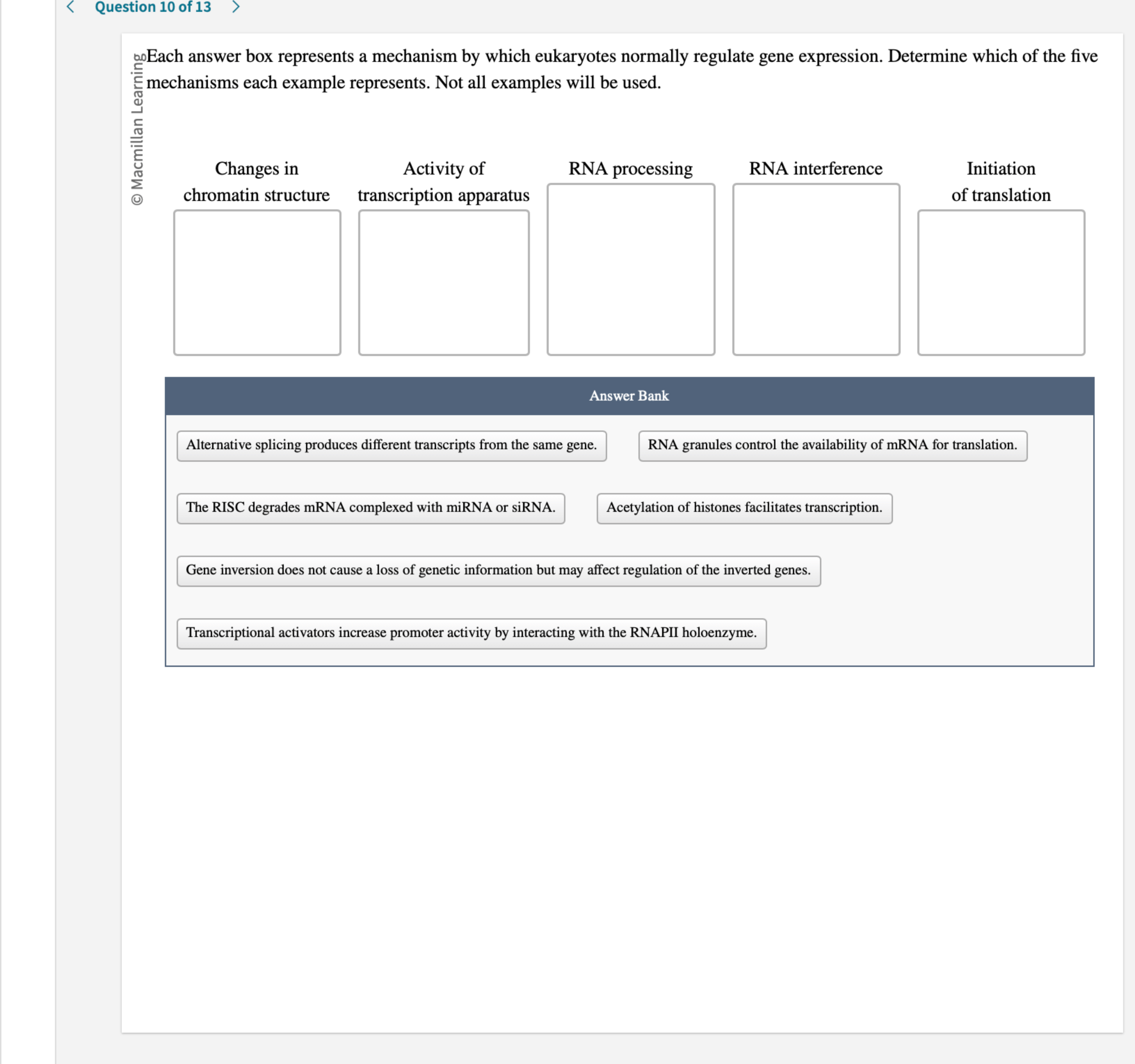 Solved Each answer box represents a mechanism by which | Chegg.com