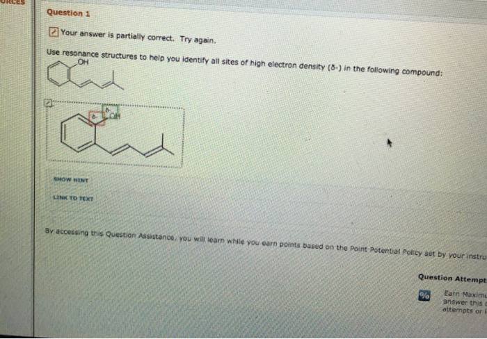Solved Use resonance structures to help you identify ail | Chegg.com