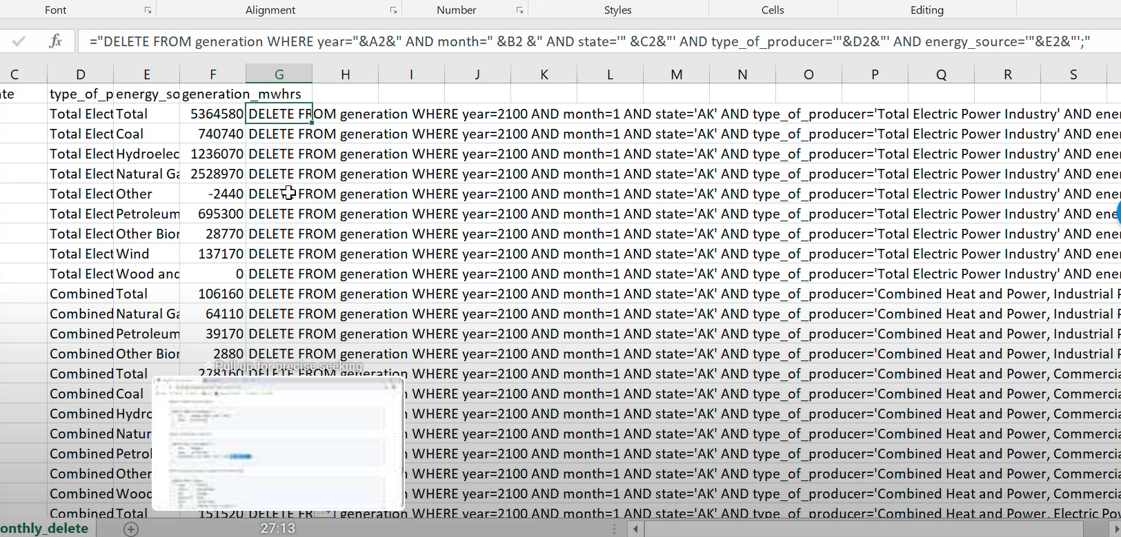 Solved How to refer a cell with date in excel . I need a sql | Chegg.com