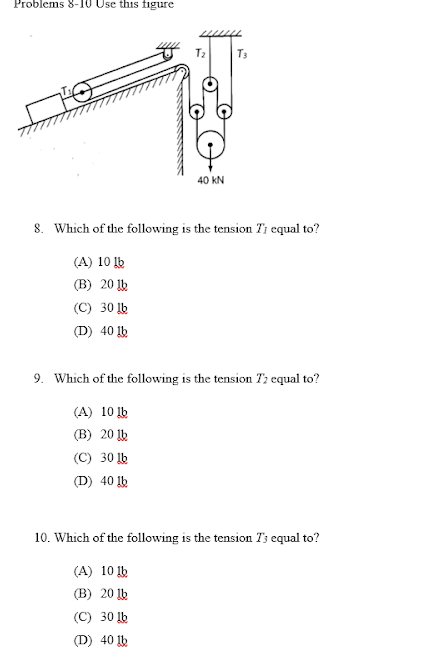 Solved How do I solve these Pulley Problems? This is | Chegg.com