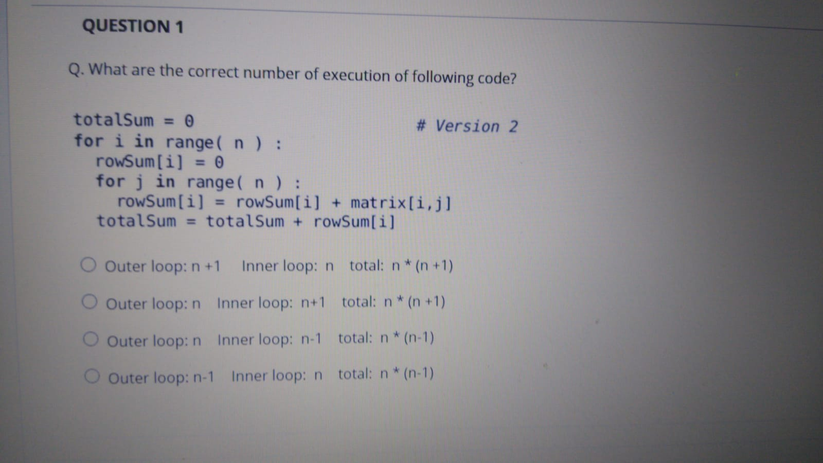 Solved QUESTION 1 Q. What are the correct number of | Chegg.com