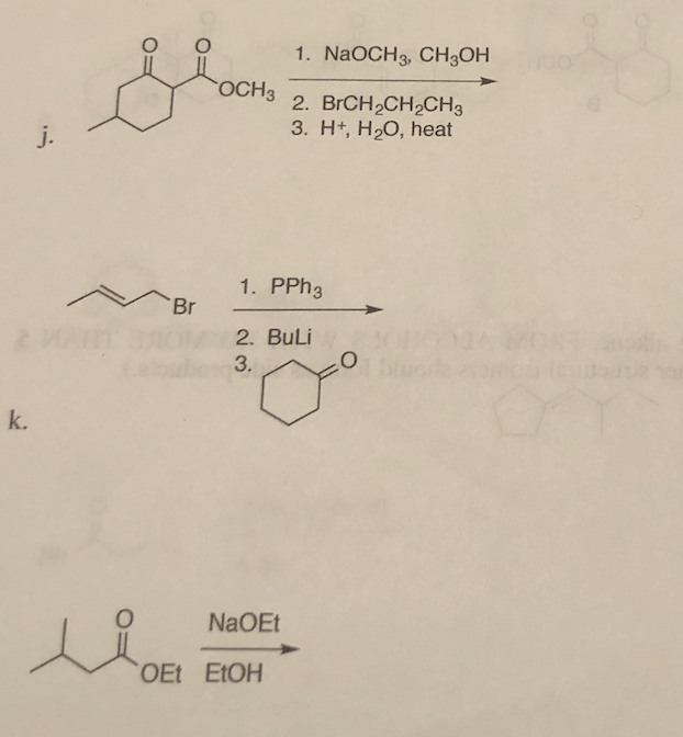 Solved (more synthesis, continued. 2 points each) NAOCH3 | Chegg.com
