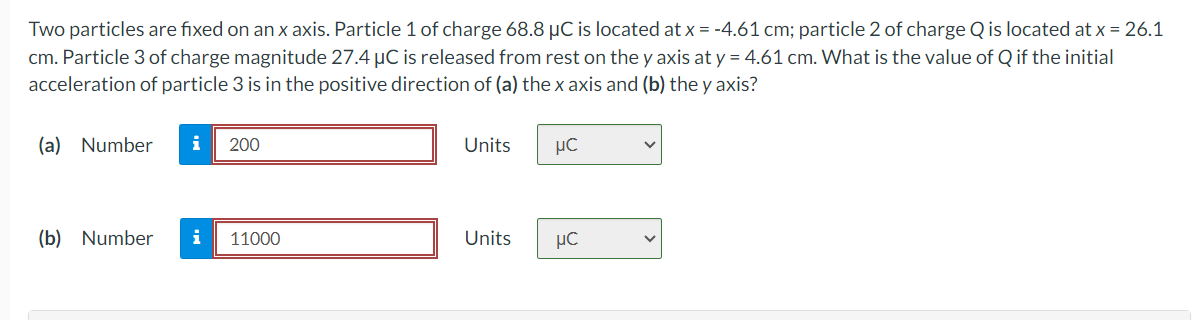 Solved Two particles are fixed on an x ﻿axis. Particle 1 of | Chegg.com
