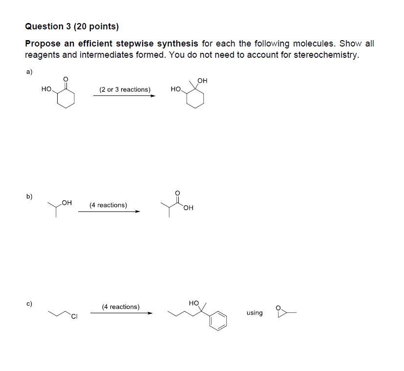 Question 3 (20 ﻿points)Propose an efficient stepwise | Chegg.com