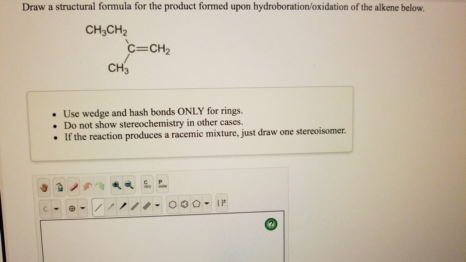 Solved Draw a structural formula for the product formed upon | Chegg.com