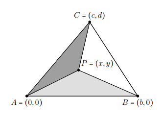 Solved For a triangle ABC, show that when the barycentric | Chegg.com