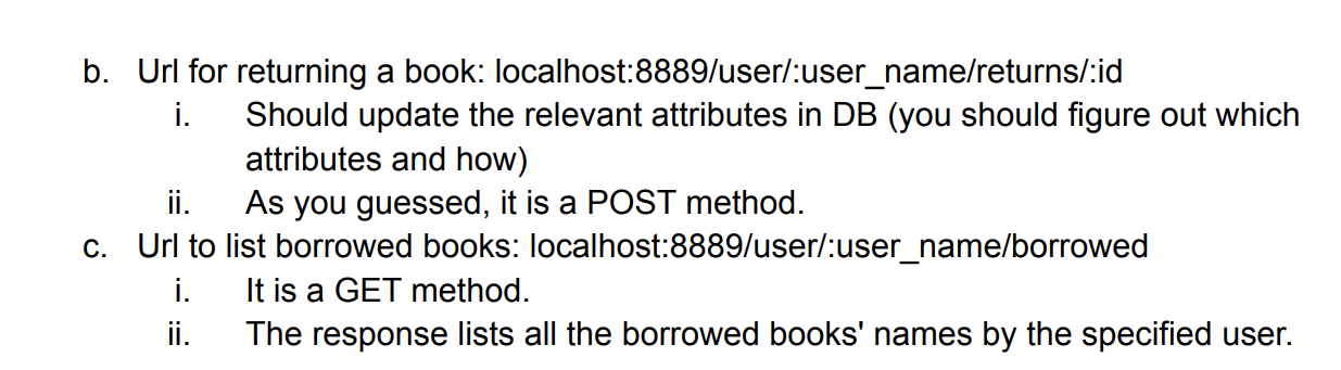 Q1. We need a Rest API for our library. Our mission | Chegg.com