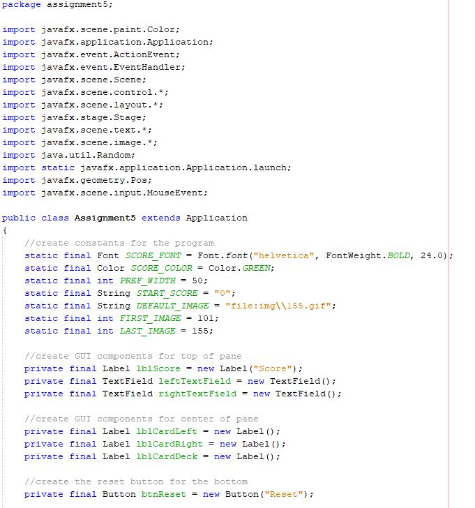 Solved Assignment 5 - Class Construction Introduction In | Chegg.com