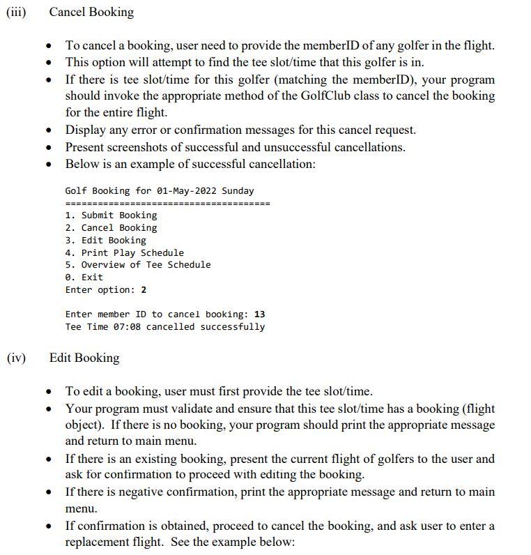 Solved (a) Implement the GolfClub class. It has a class | Chegg.com