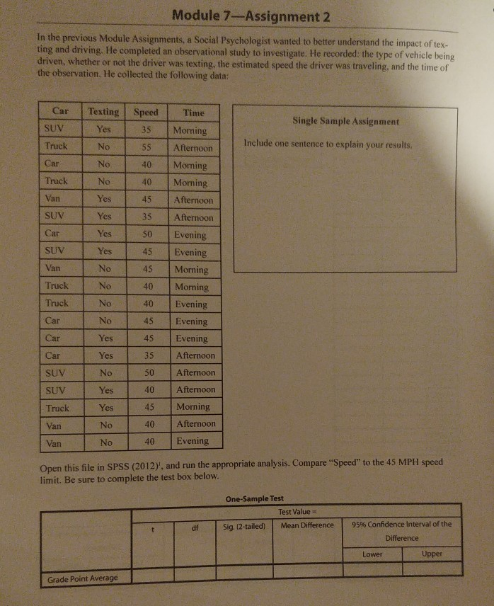 Solved Module 7-Assignment 2 In the previous Module | Chegg.com
