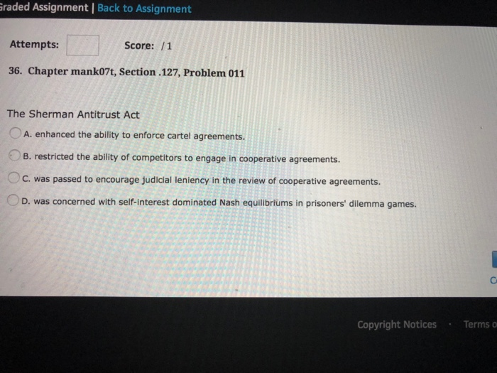 Solved raded Assignment | Back to Assignment Attempts: | Chegg.com