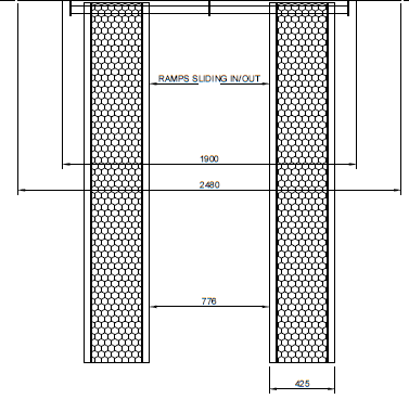 Solved a load of 700kg is on the ramp when fully open, it is | Chegg.com