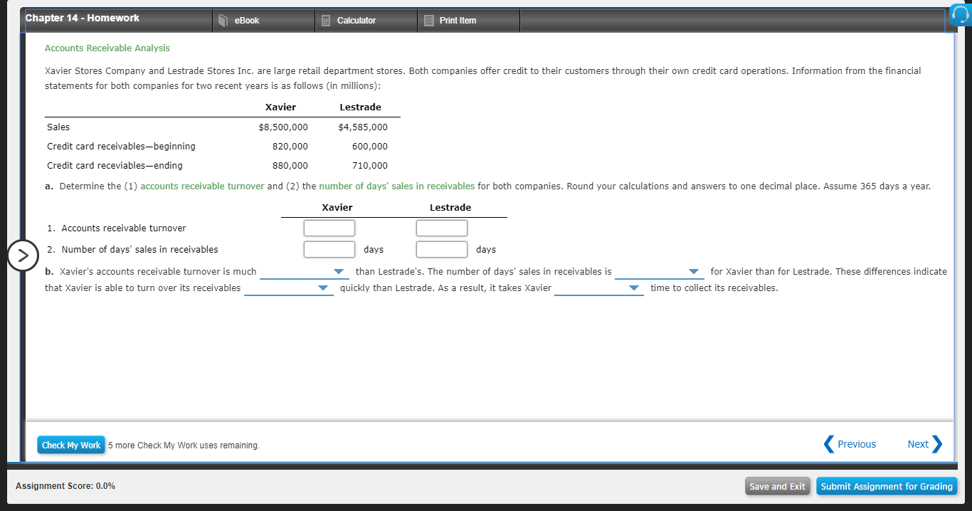 Solved Chapter 14 - Homework eBook Calculator Print Item | Chegg.com