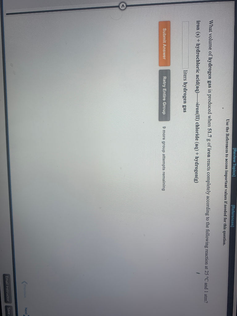 Solved [Review Topics] [References] Use the References to | Chegg.com