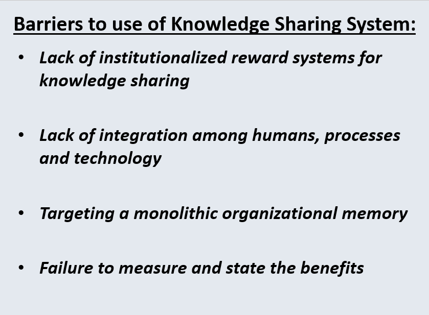 Solved Knowledge Management Question 5Describe knowledge | Chegg.com