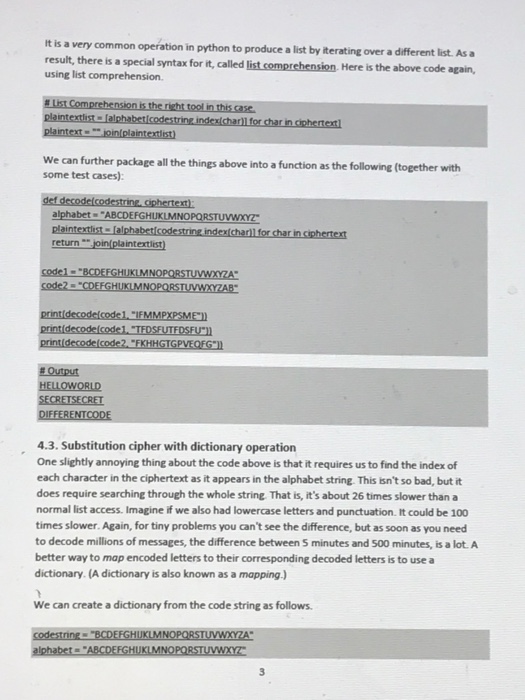 Solved PYTHON Its just one | Chegg.com