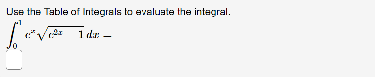 Solved Use the Table of Integrals to evaluate the integral. | Chegg.com