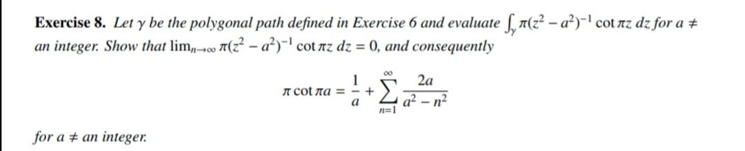 Solved Exercise 8. Let y be the polygonal path defined in | Chegg.com