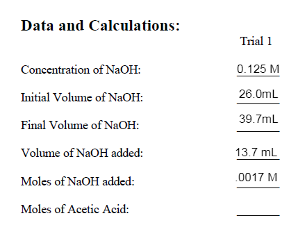 Solved We are adding NaOH to HC2H3O2 and I'm not sure how to | Chegg.com