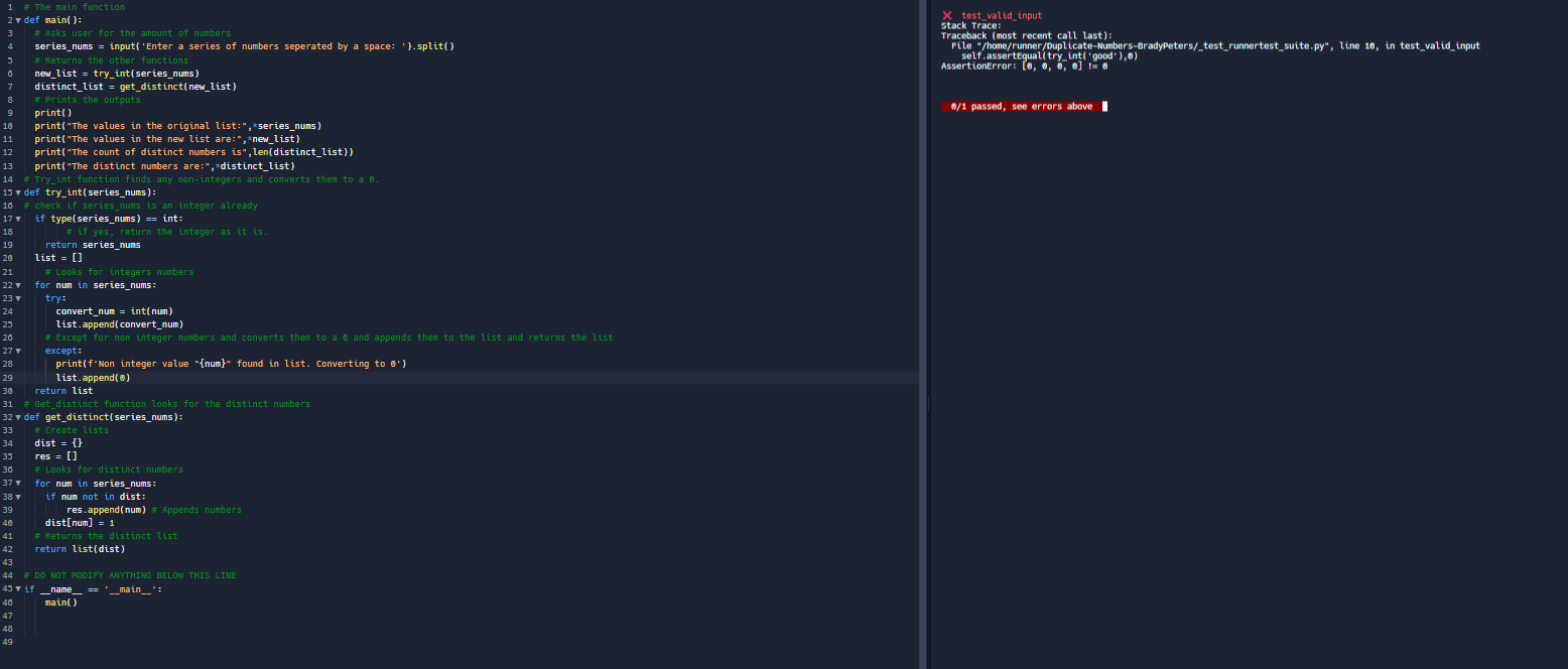 Solved Create a program that asks the user to enter a series | Chegg.com