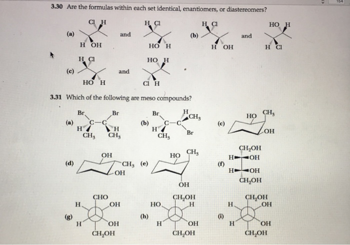 Solved Are the formulas within each set identical, | Chegg.com