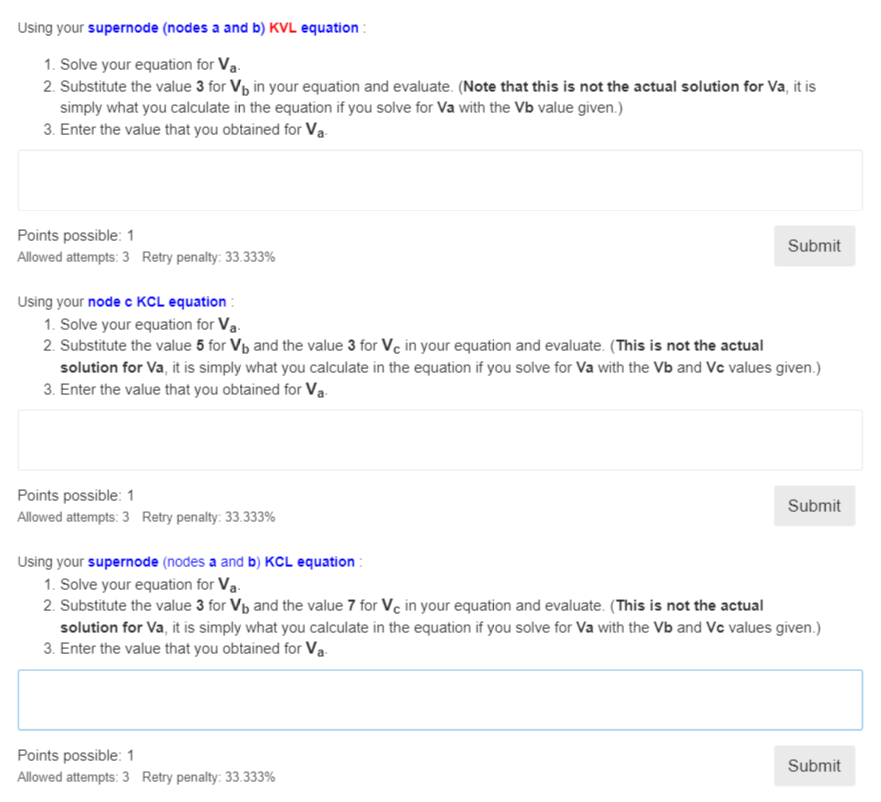 Solved For the questions on this page, consider the circuit | Chegg.com