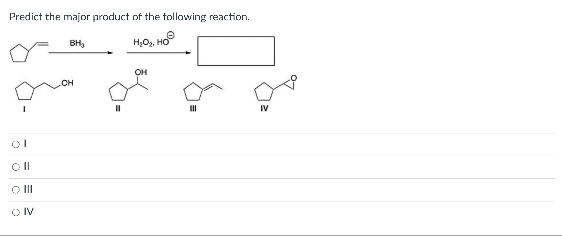 Solved Predict the major product of the following reaction. | Chegg.com