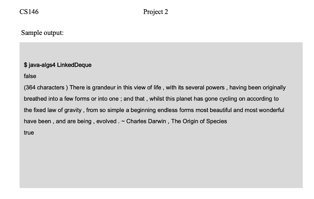 Solved Probleml. (LinkedDeque.java) Introduction. A | Chegg.com