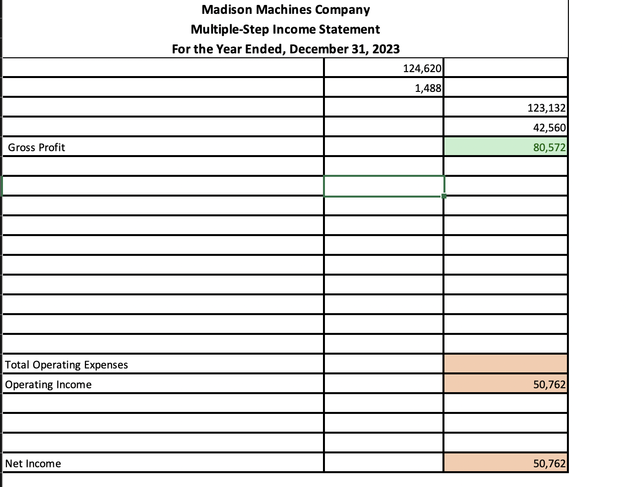 Solved Adjusted Trial Balance December 31, 2022 Madison | Chegg.com
