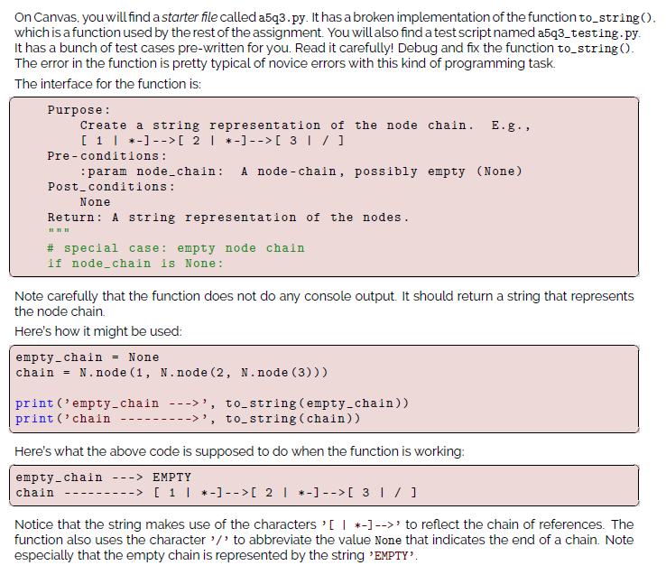 Solved On Canvas. you will find a starter file called | Chegg.com