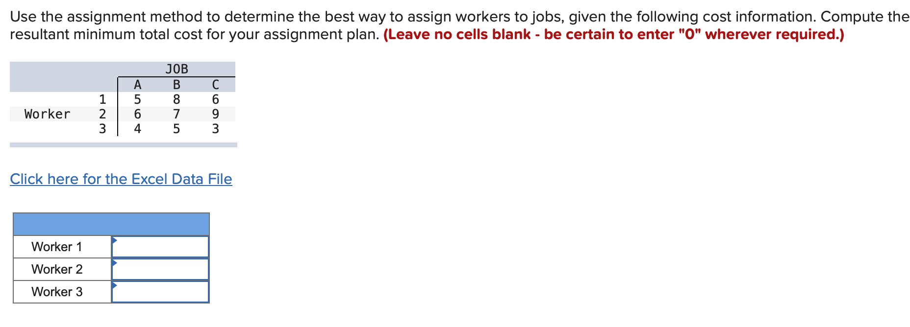 Solved Use the assignment method to determine the best way | Chegg.com