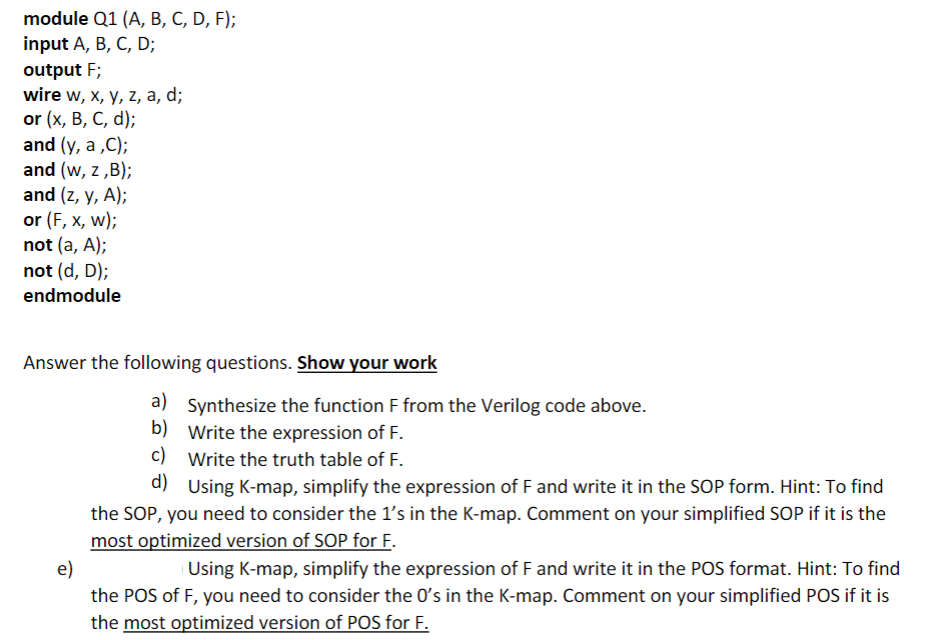 Solved Answer the following questions. Show your work a) | Chegg.com