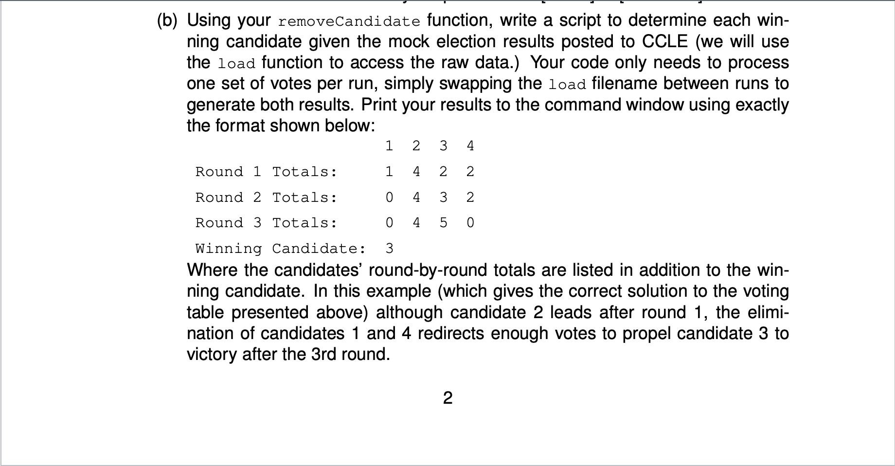 1. The Ranked-Choice Vote. In discussion, we talked | Chegg.com